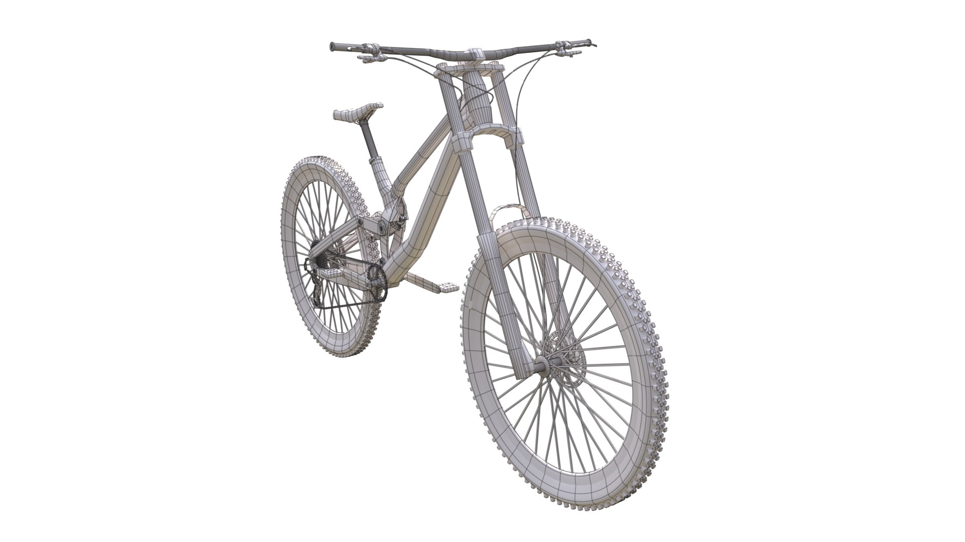 Mountain Bike MTB bicycle 3D - TurboSquid 2079381