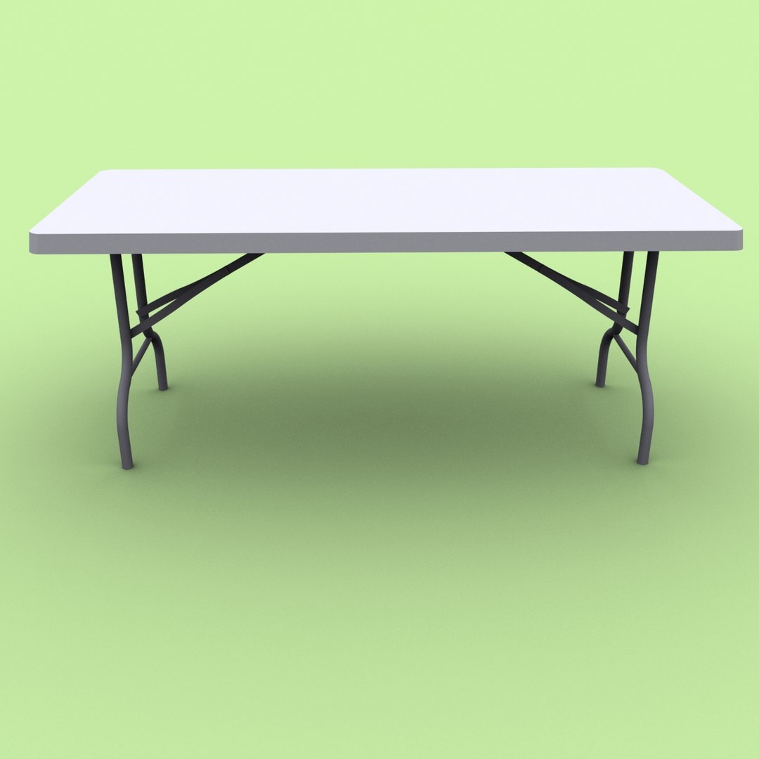 3d folding table