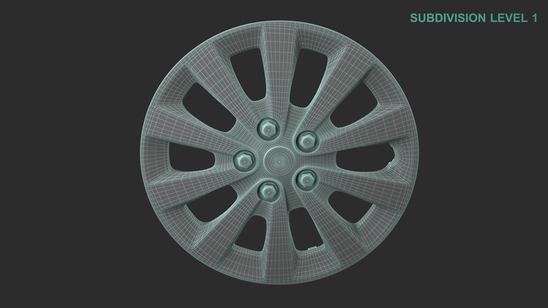 3D Hubcap Model - TurboSquid 1805078