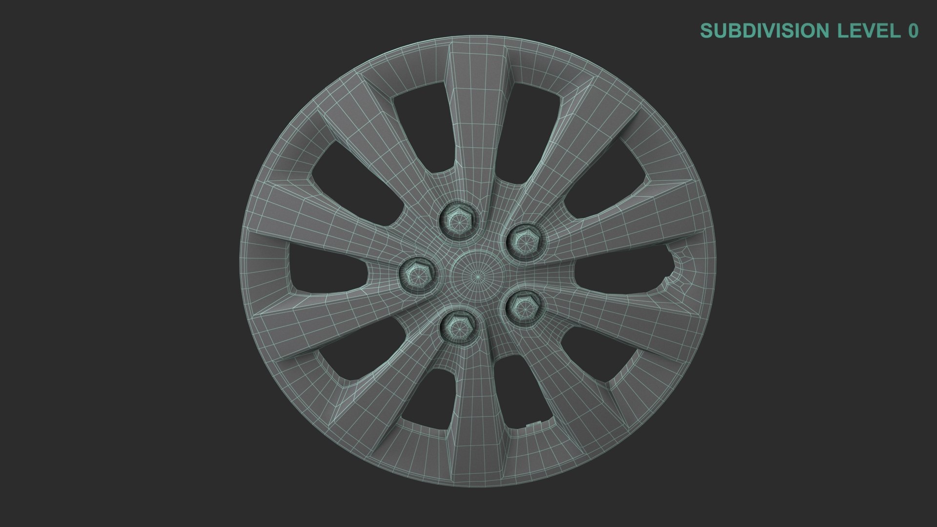 3D Hubcap Model - TurboSquid 1805078