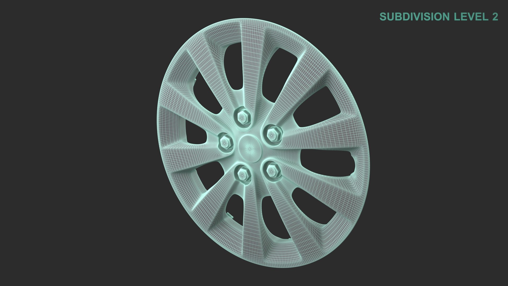 3D Hubcap Model - TurboSquid 1805078