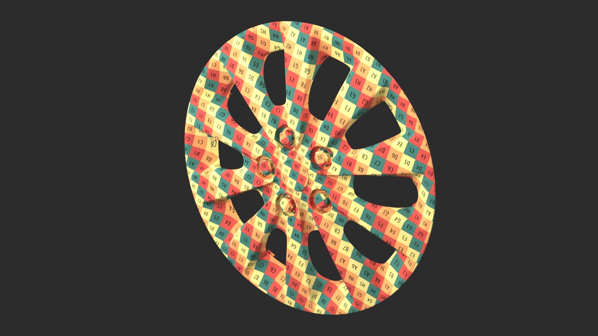 3D Hubcap Model - TurboSquid 1805078