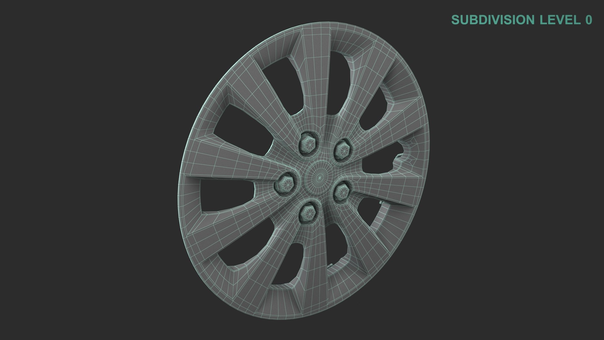 3D Hubcap Model - TurboSquid 1805078