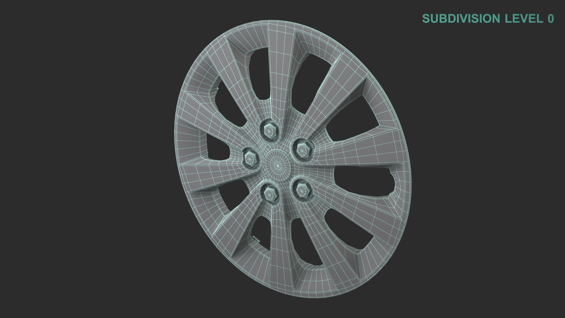 3D Hubcap Model - TurboSquid 1805078