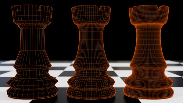 Chess Set 3D model - TurboSquid 1734418