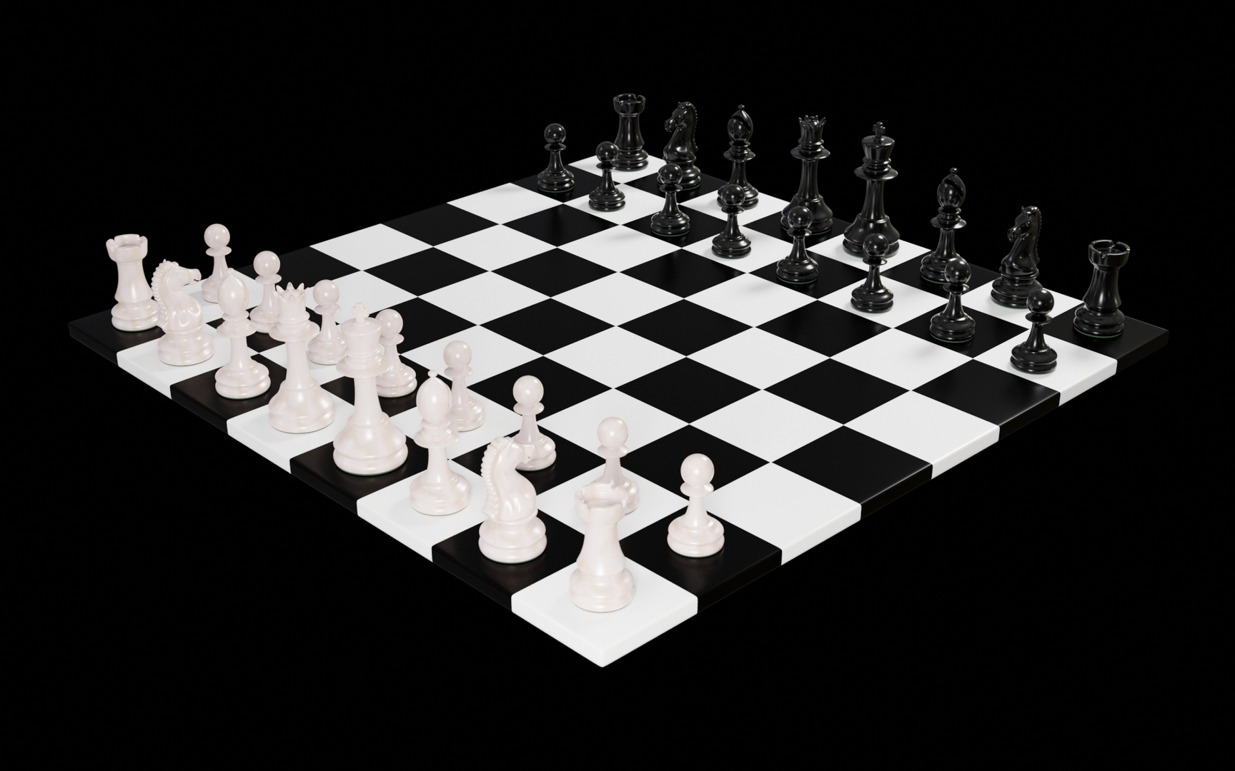 Chess Set 3D model - TurboSquid 1734418