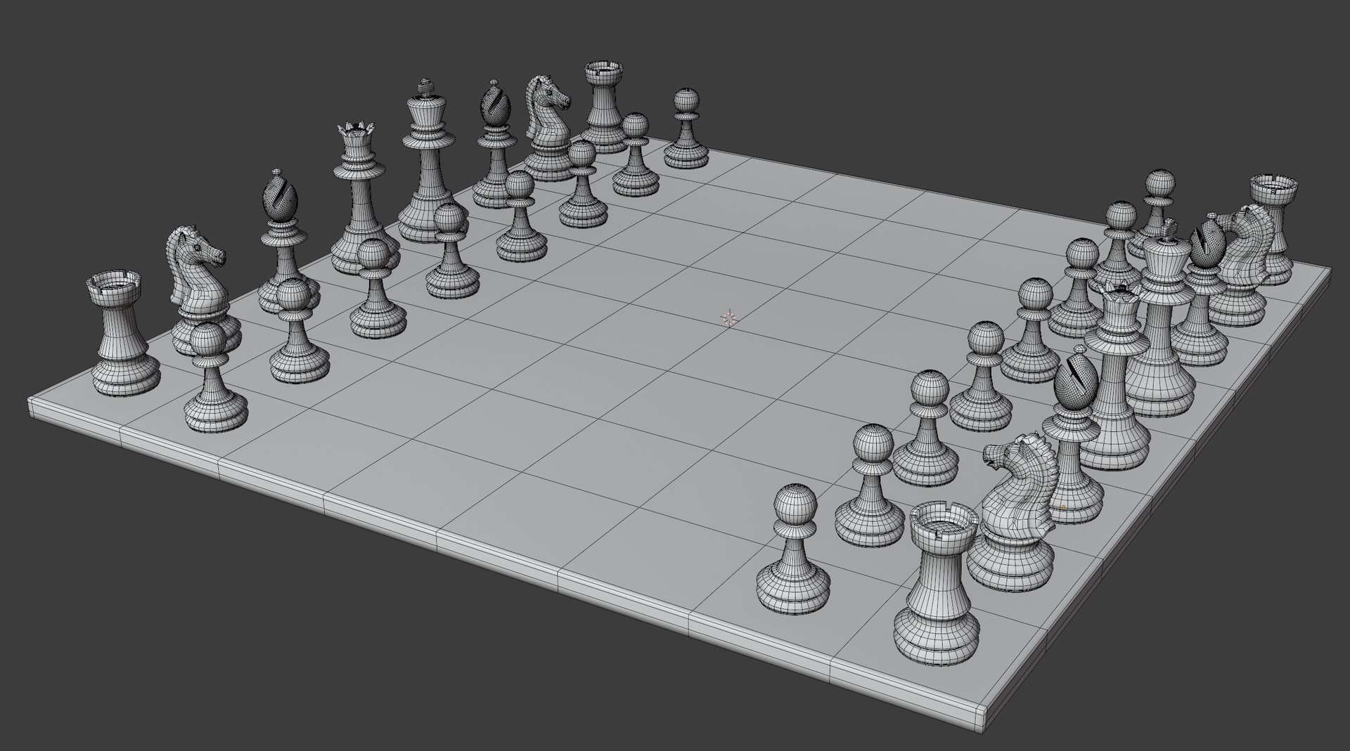 Chess Set 3D Model - TurboSquid 1734418