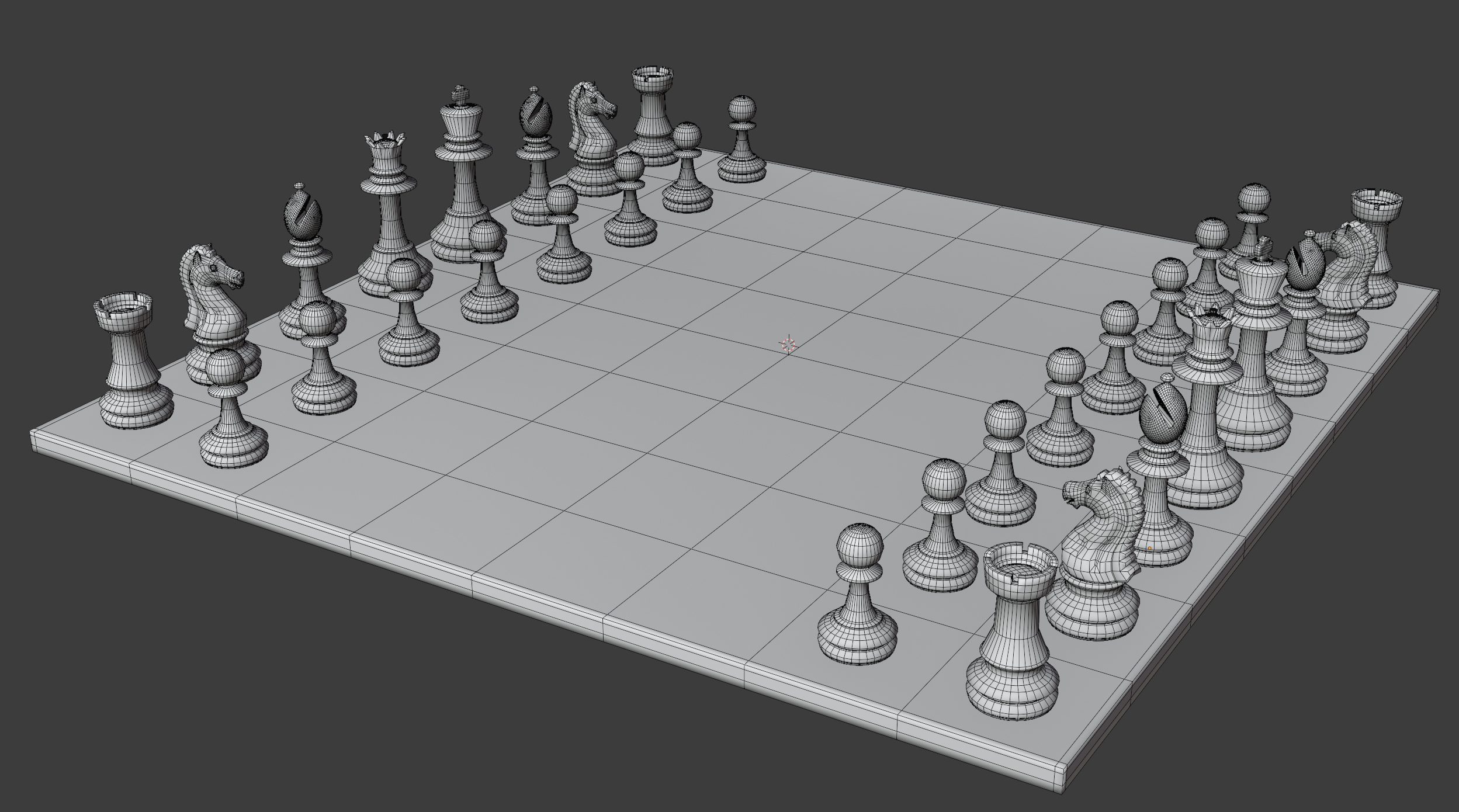 Chess Set 3D model - TurboSquid 1734418