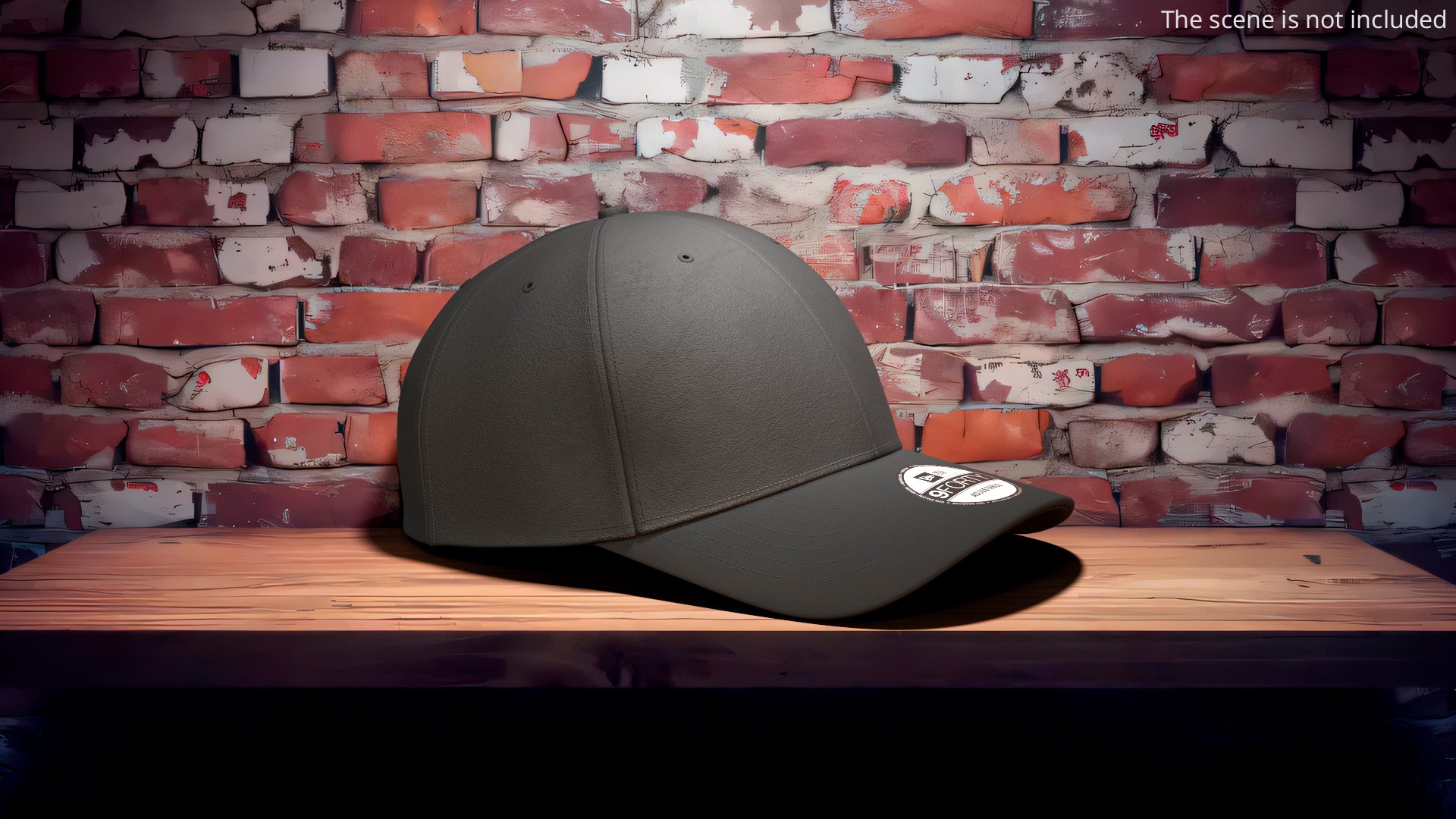 3D New Era Classic Curved Visor Cap Black Model - TurboSquid 2494536