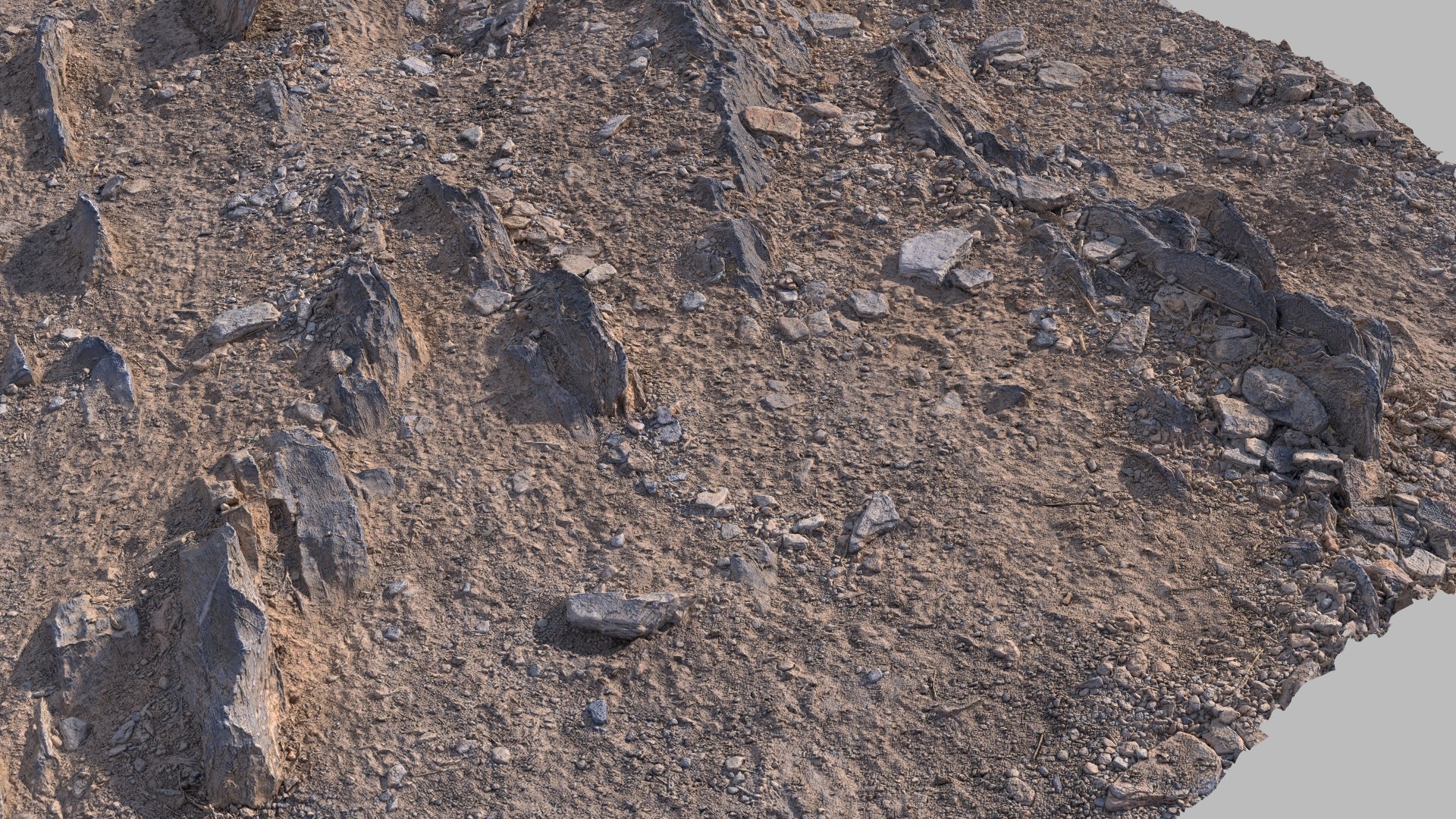 3D Ground Rock 11 Model - TurboSquid 1705609
