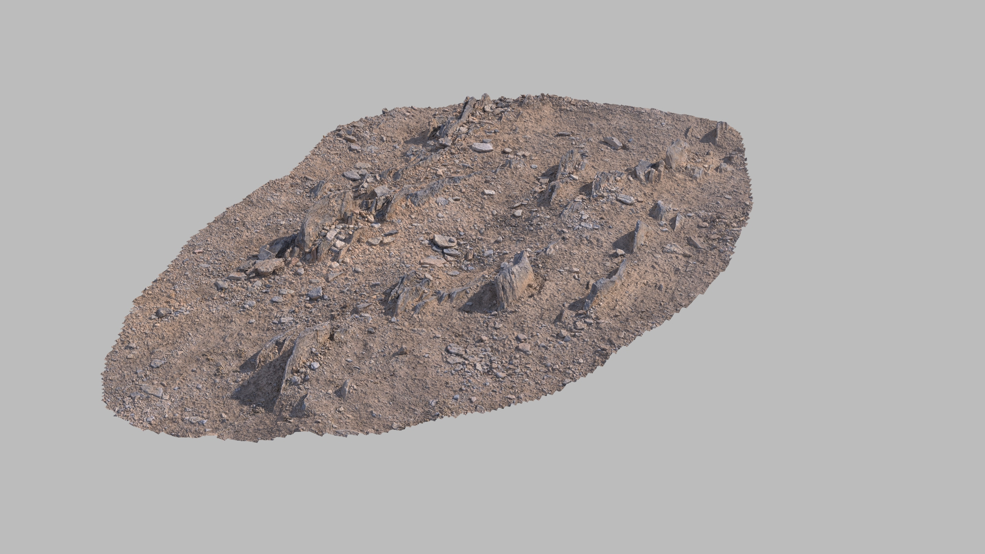 3D Ground Rock 11 Model - TurboSquid 1705609