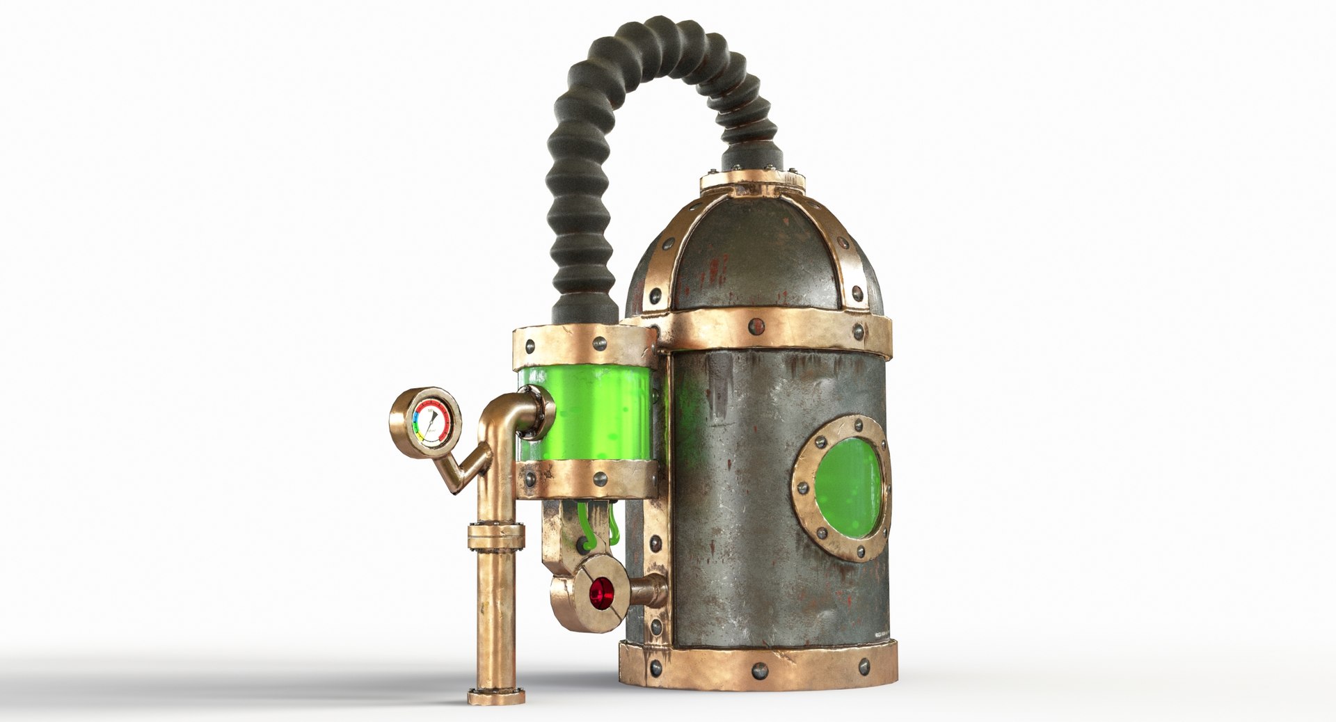 3D Asset Steampunk Tank - TurboSquid 1217992