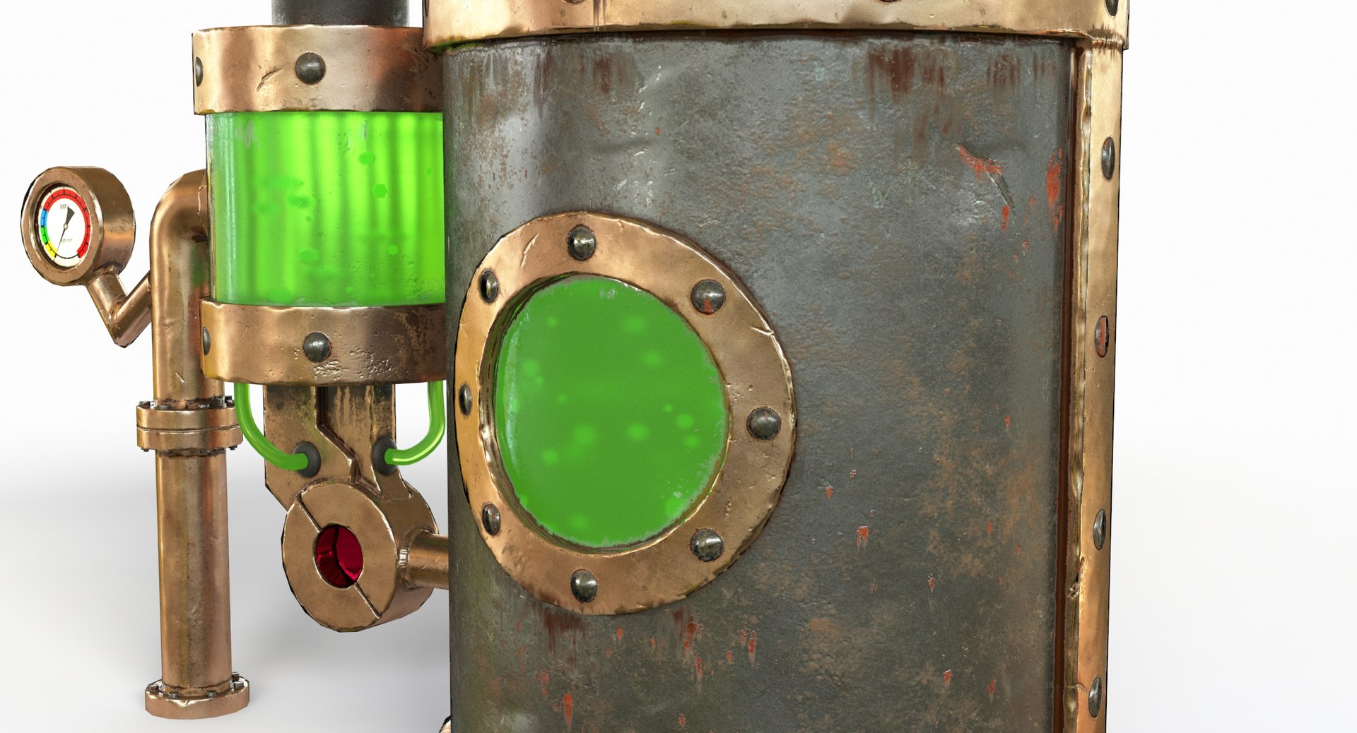 3D Asset Steampunk Tank - TurboSquid 1217992