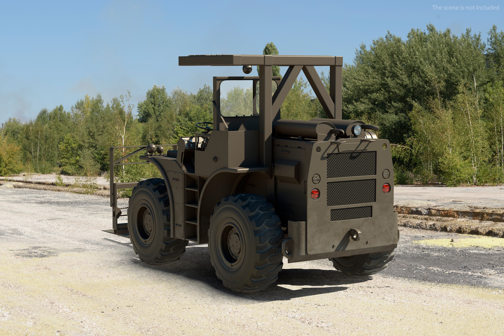 3D Military Forklift - TurboSquid 1731845