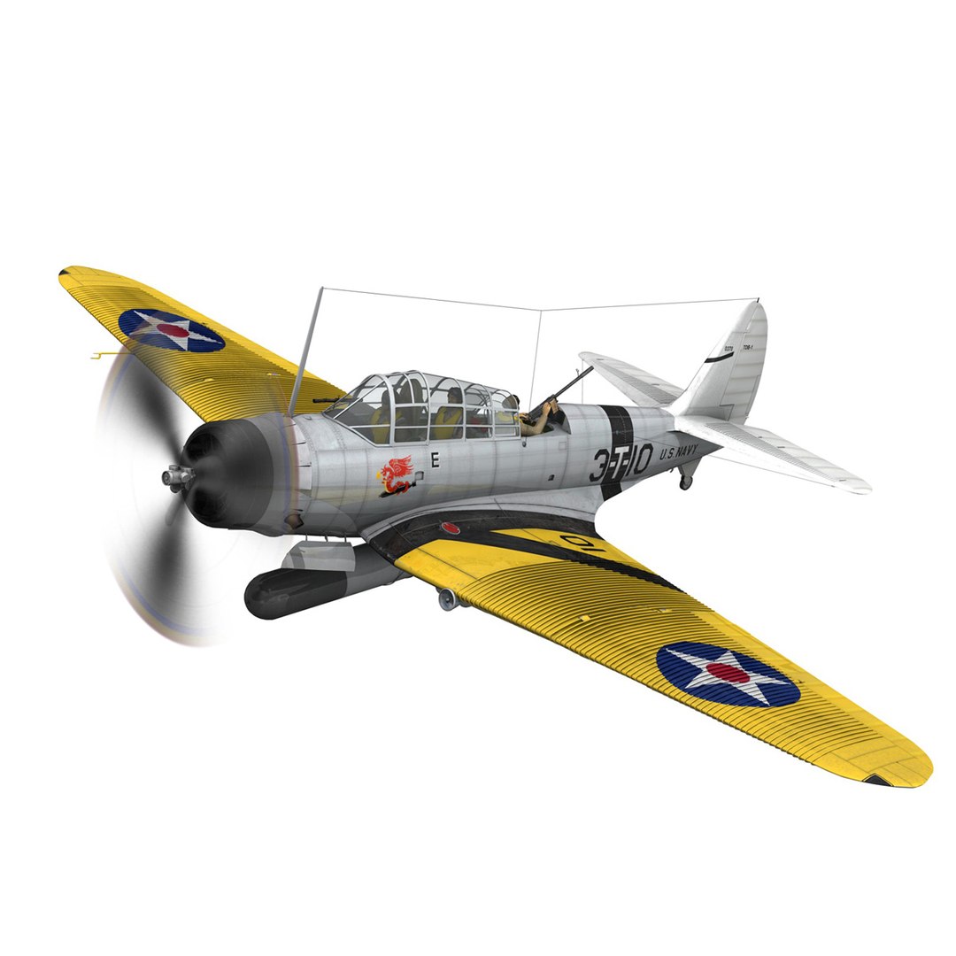 3ds Douglas Tdb-1 Devastator