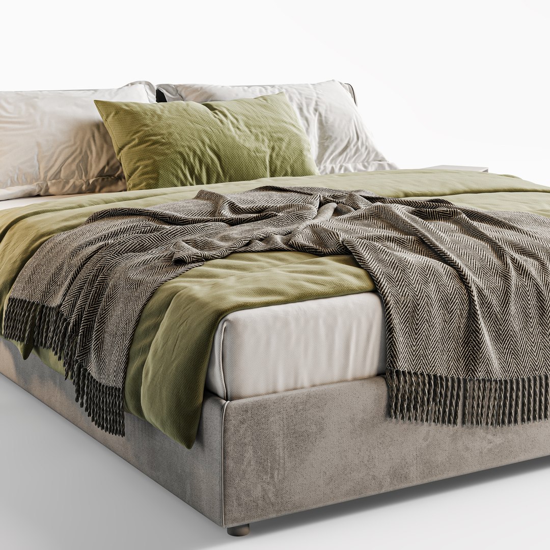 Bed Meridiani Louis 3D - TurboSquid 2053943