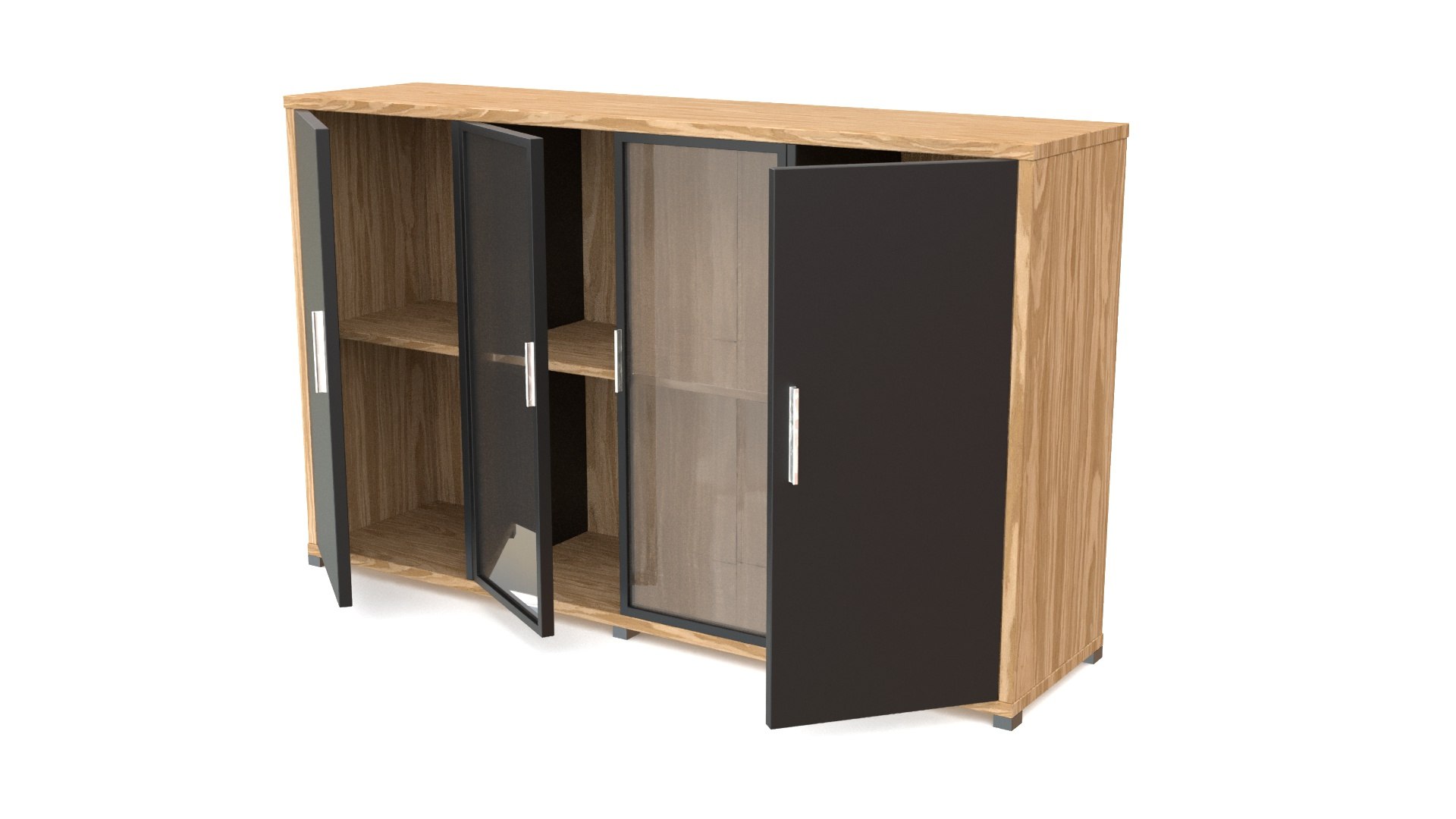 3D Bookcase Lower Desk 4 - TurboSquid 2320699