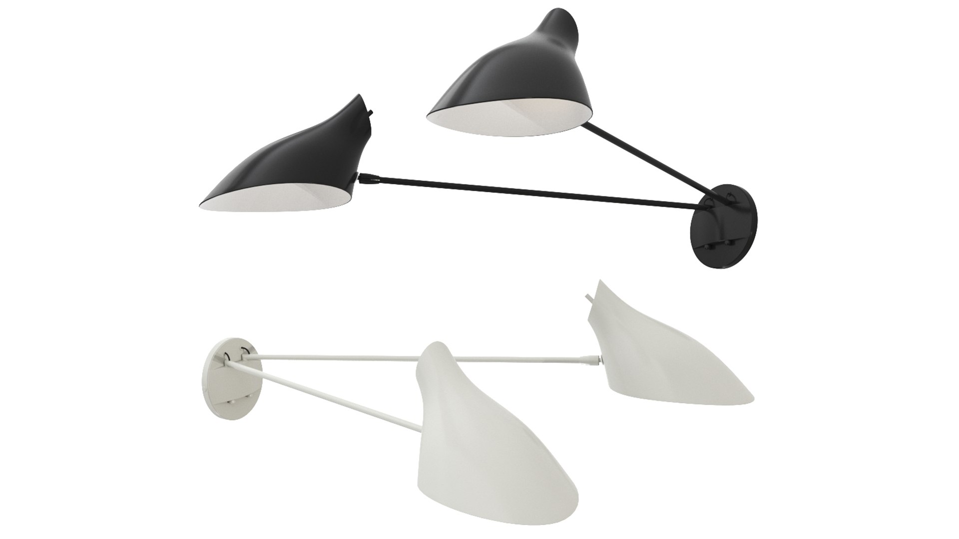 Two Arm Sconce No 203 By David Weeks Studio 3D Model - TurboSquid 1883951