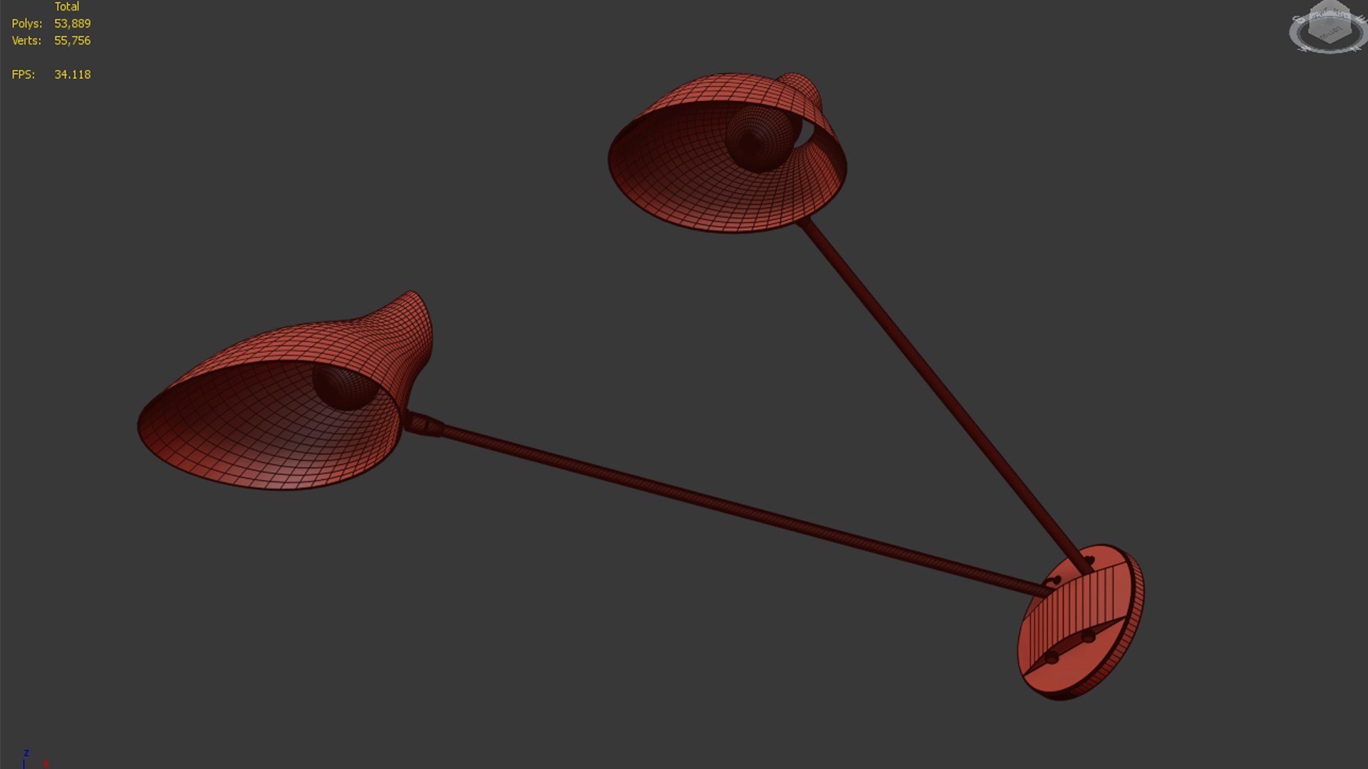 Two Arm Sconce No 203 By David Weeks Studio 3D Model - TurboSquid 1883951