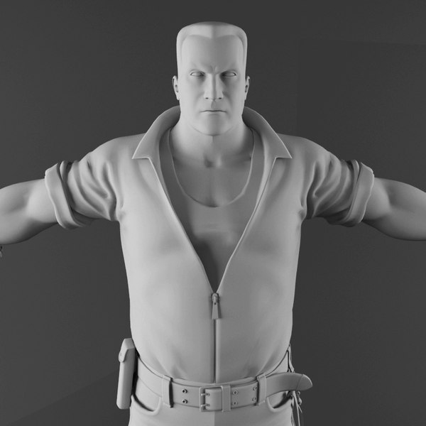 male character 3d model