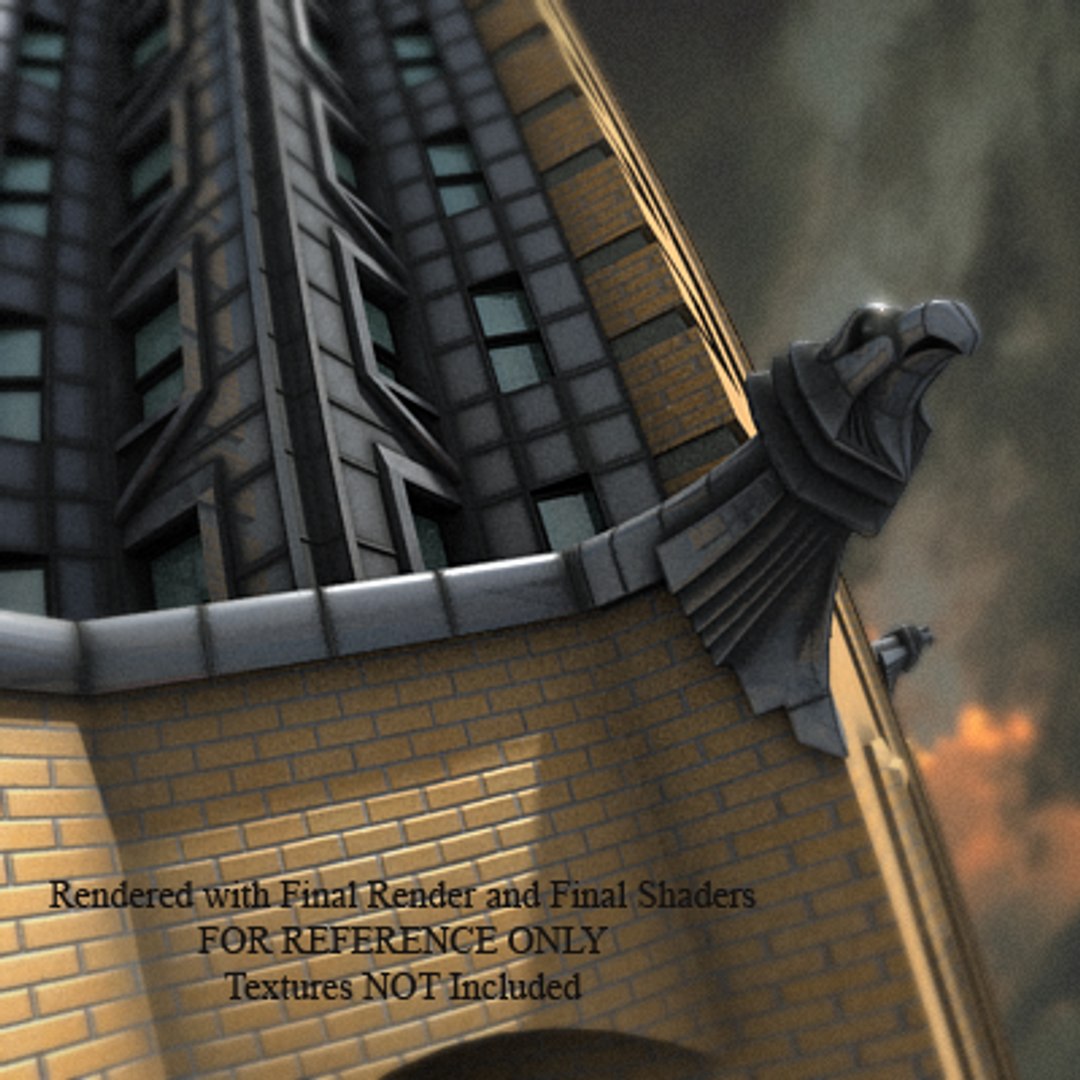 3ds Max Art Deco Chrysler Buildings