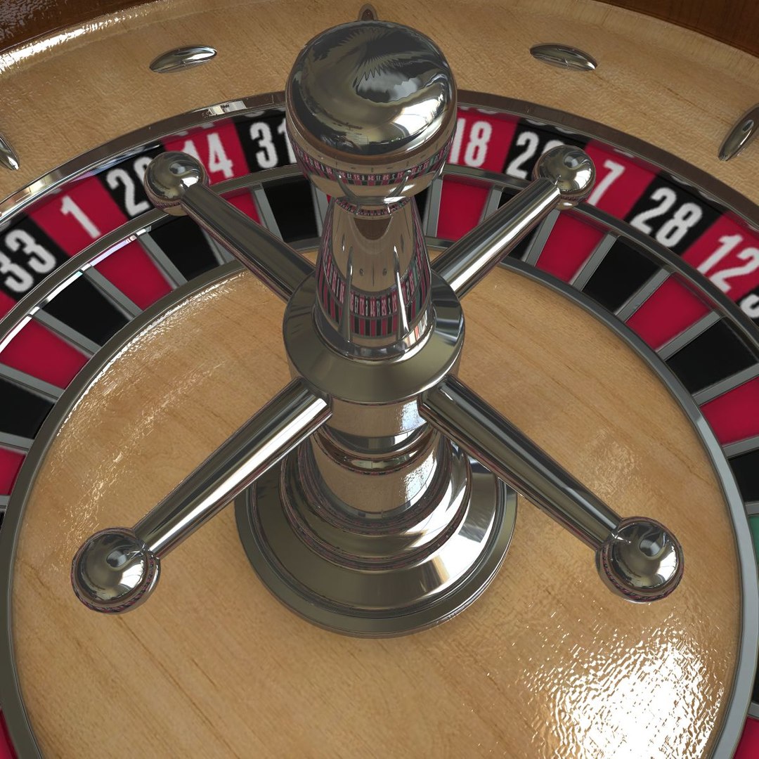 3d roulette modelled model