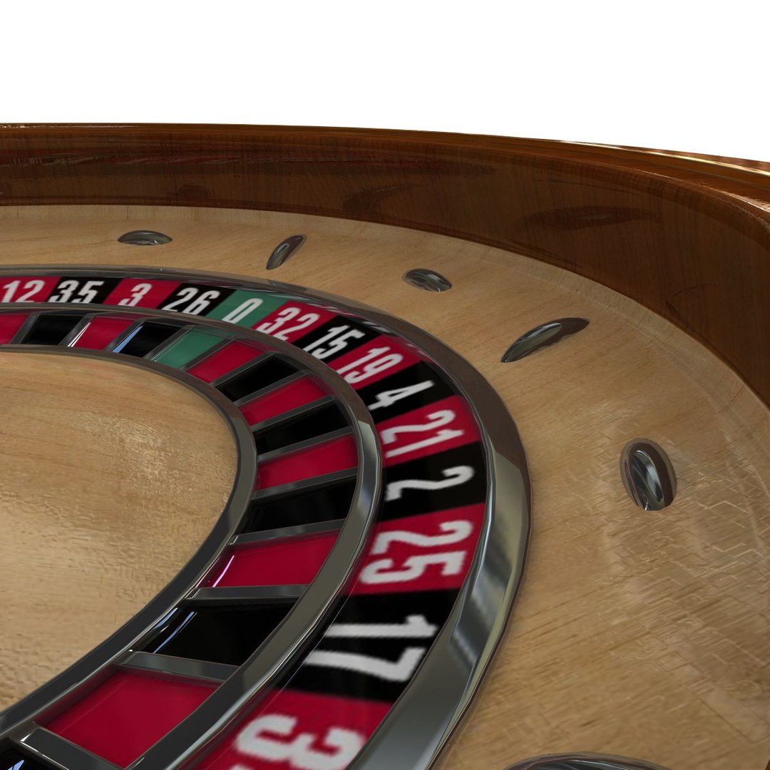 3d roulette modelled model