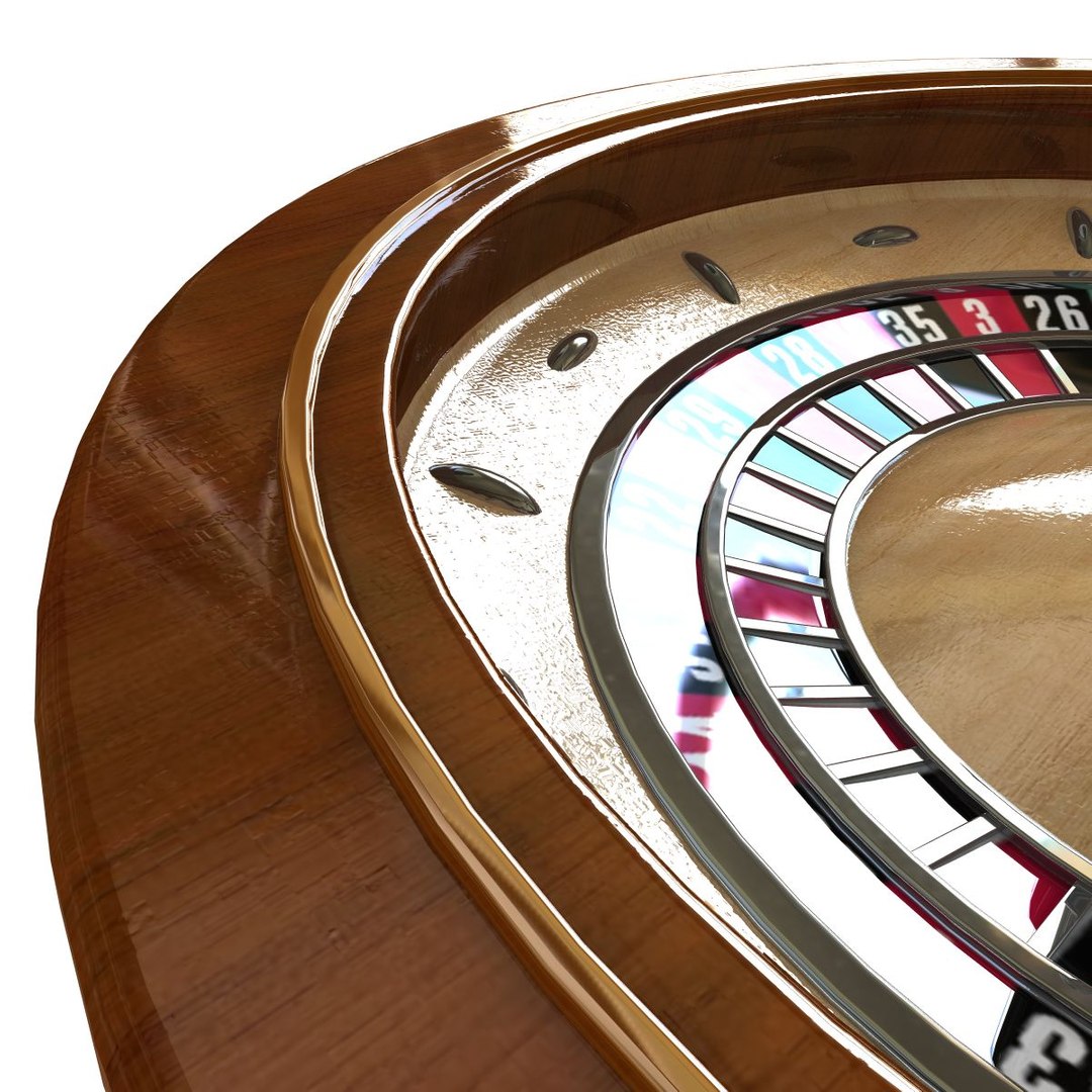 3d roulette modelled model