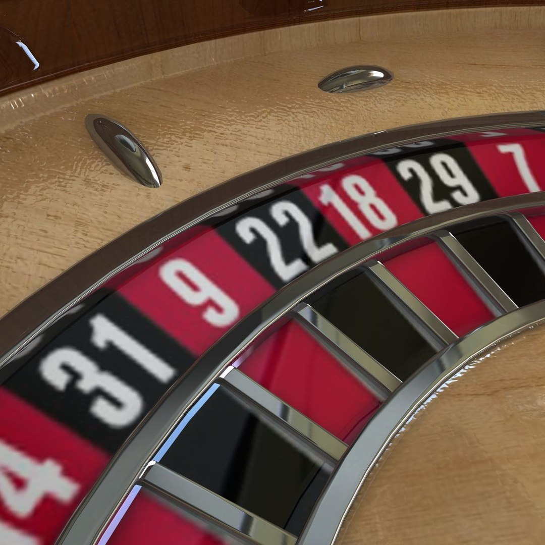 3d roulette modelled model