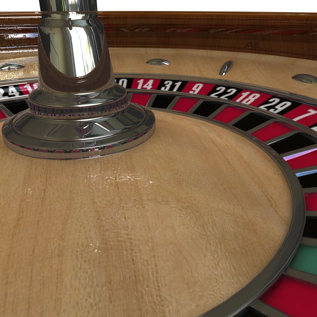 3d roulette modelled model