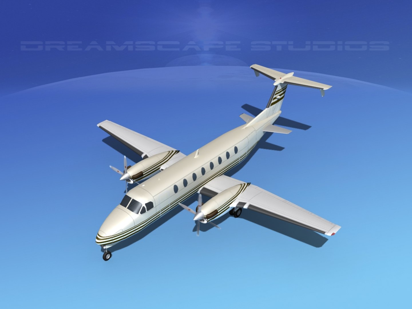 Beechcraft 1900c 3d Model