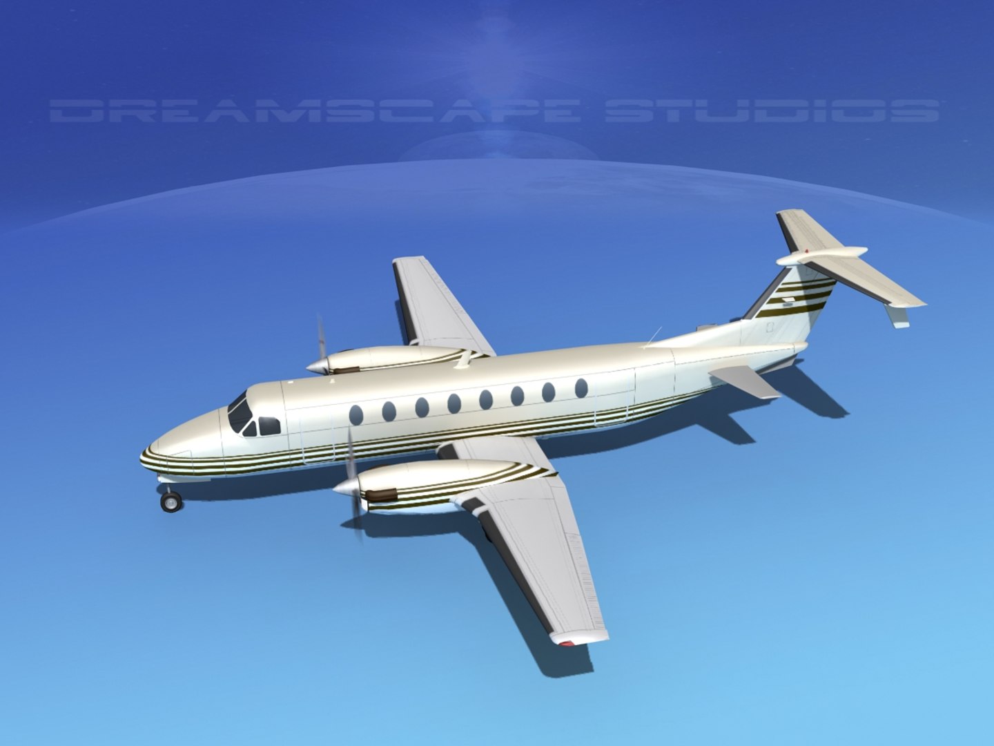 Beechcraft 1900c 3d Model