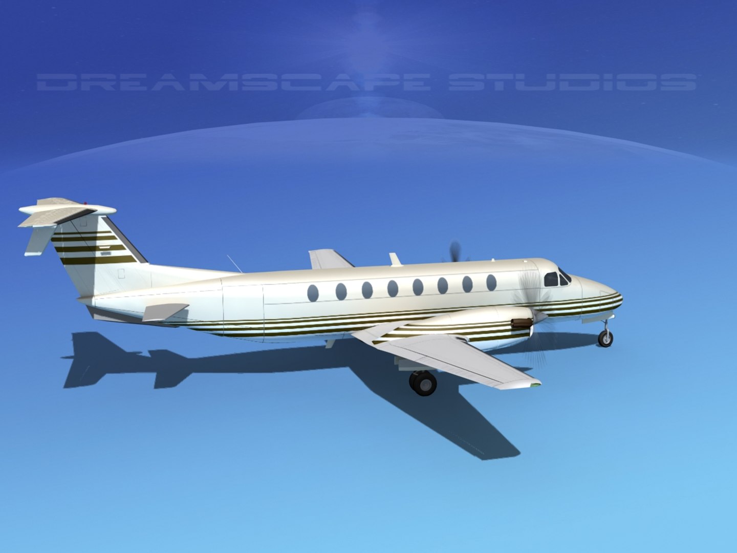 Beechcraft 1900c 3d Model