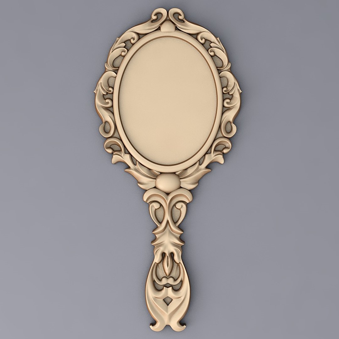 3D hand mirror - TurboSquid 1338943