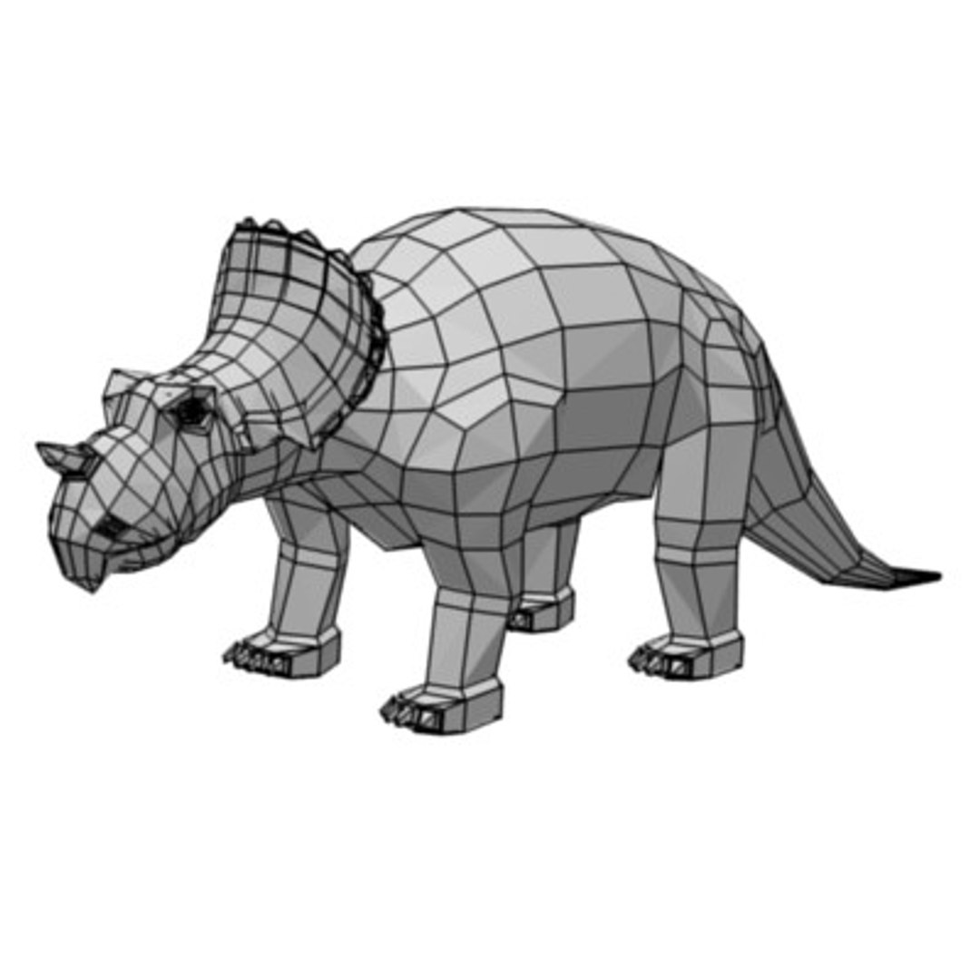 3d Dinosaur Avaceratops