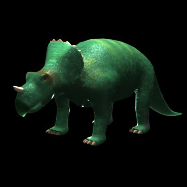 3d dinosaur avaceratops