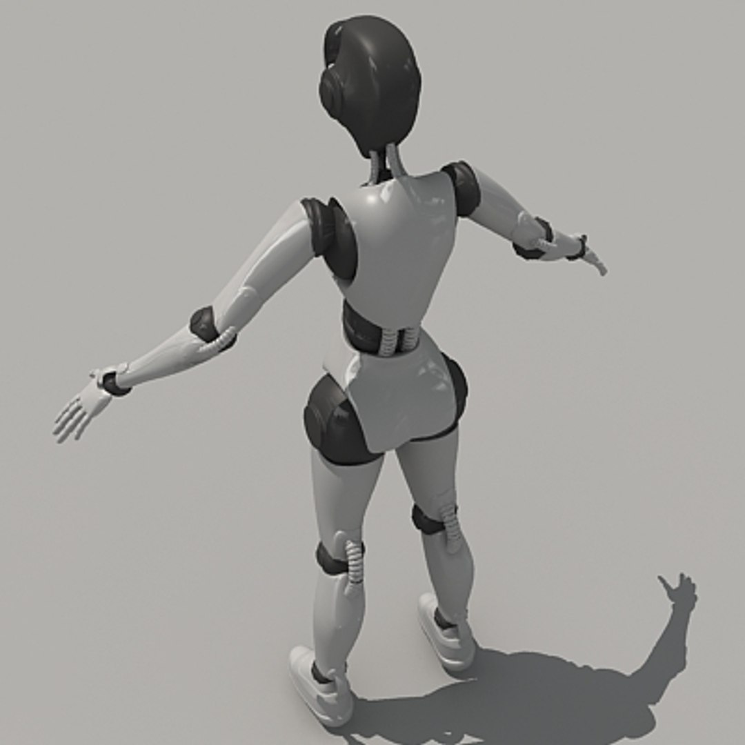Max Posed Robeca Female Robot