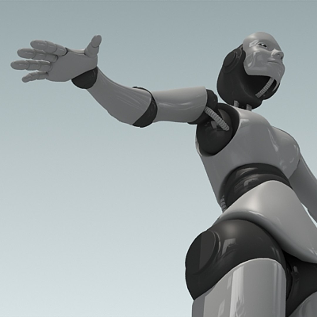 Max Posed Robeca Female Robot