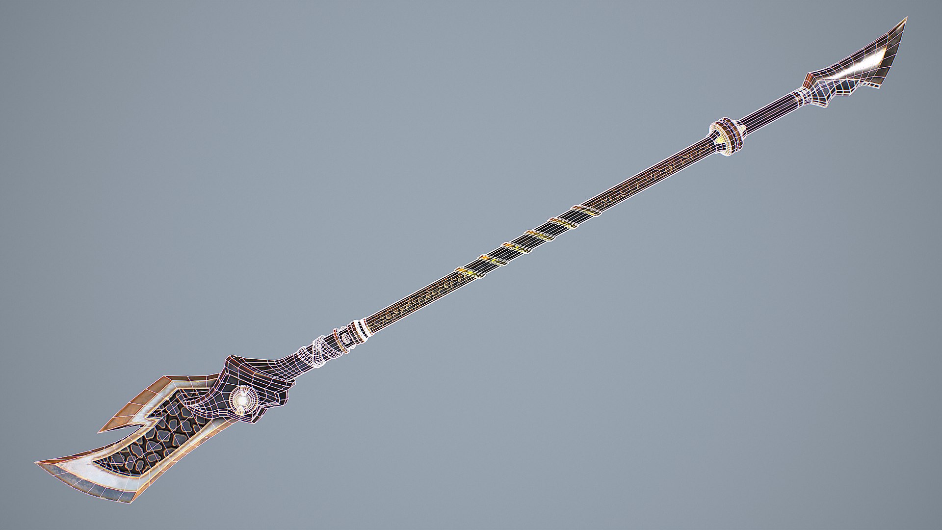Combat Staff 4 3D Model - TurboSquid 2115129
