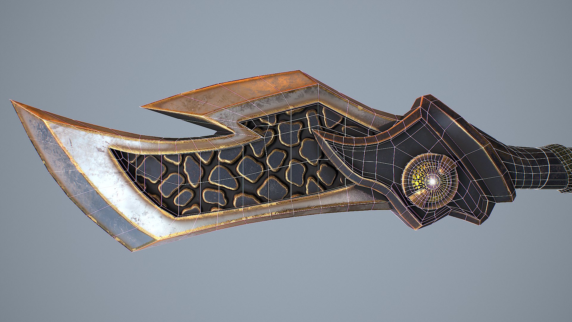 Combat Staff 4 3D Model - TurboSquid 2115129