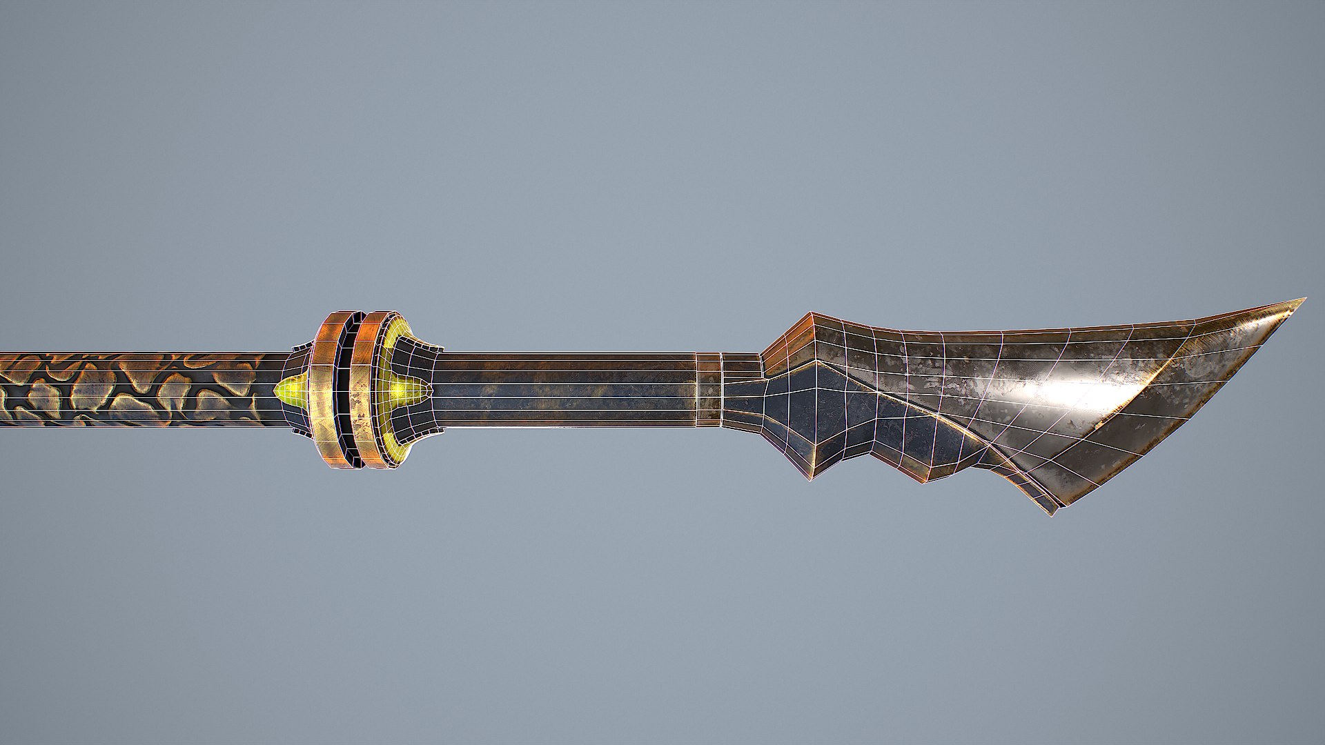 Combat Staff 4 3D Model - TurboSquid 2115129