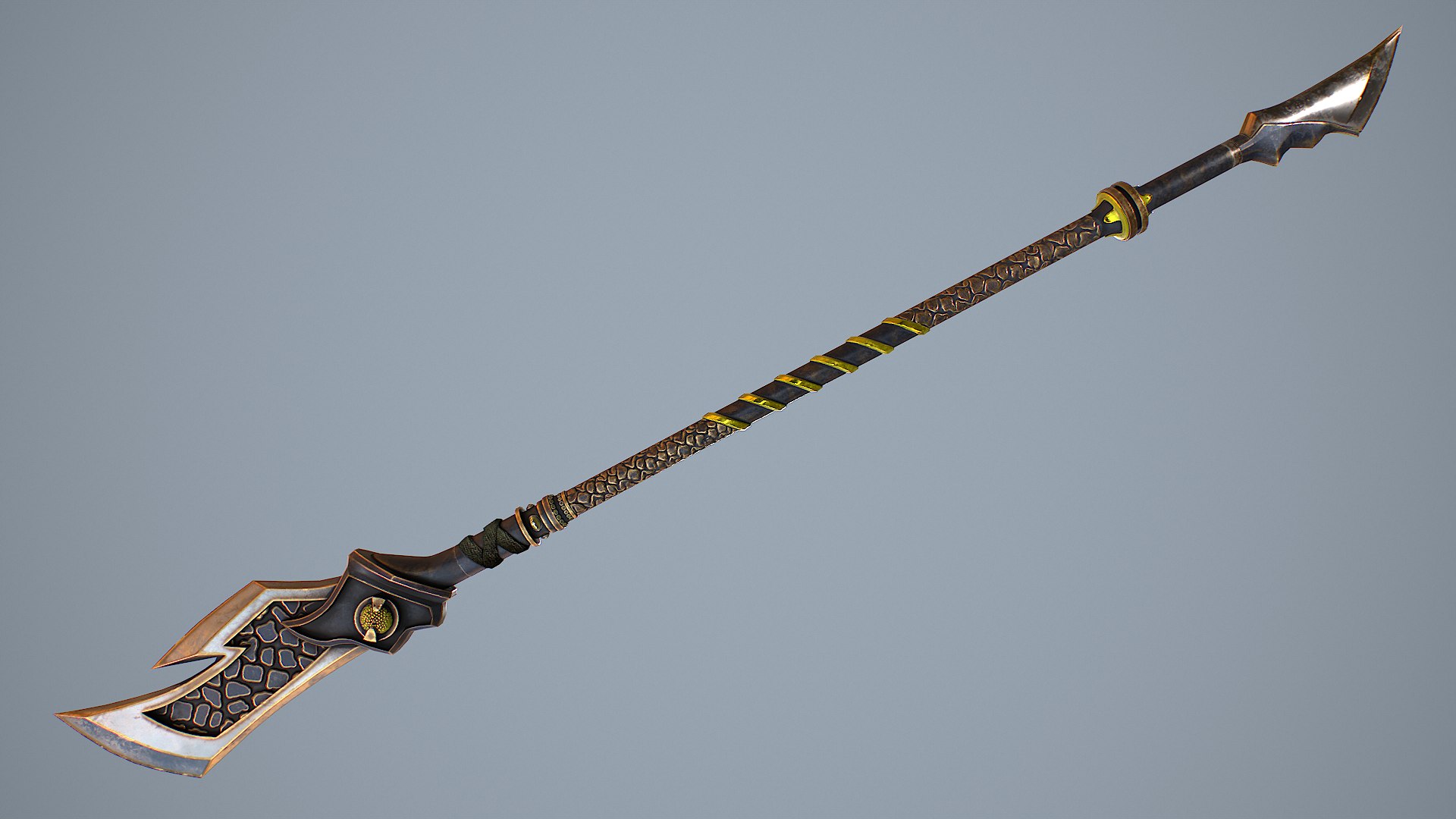 Combat Staff 4 3D Model - TurboSquid 2115129