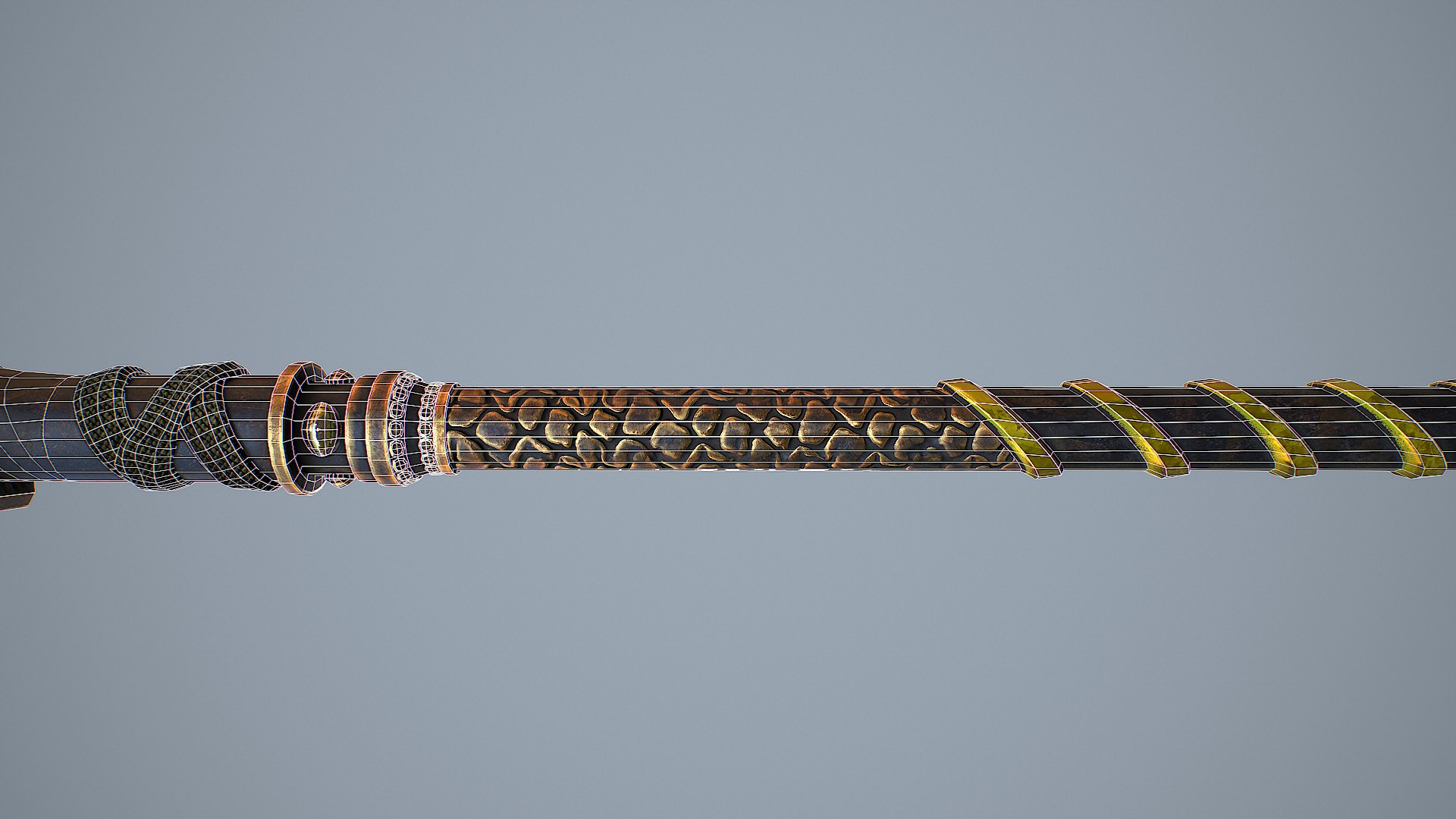 Combat Staff 4 3D Model - TurboSquid 2115129