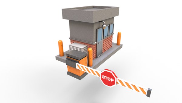 Checkpost 3D model - TurboSquid 1815877