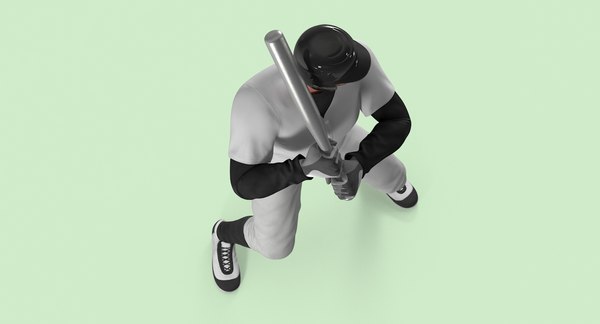 3d model baseball player