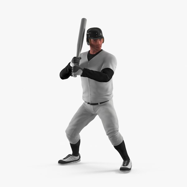3d model baseball player