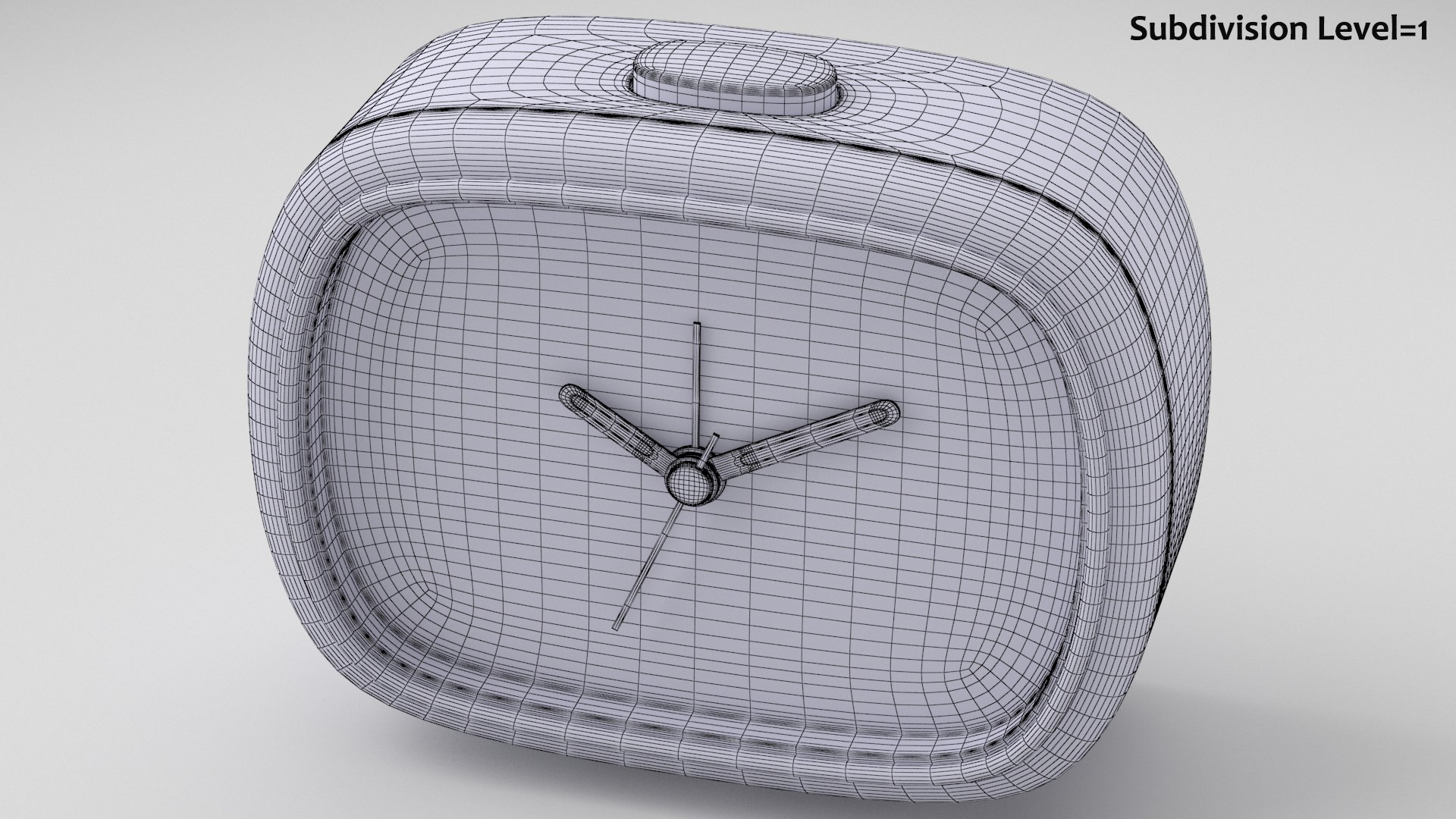 3D model Retro Alarm Clock 04 - TurboSquid 1945412