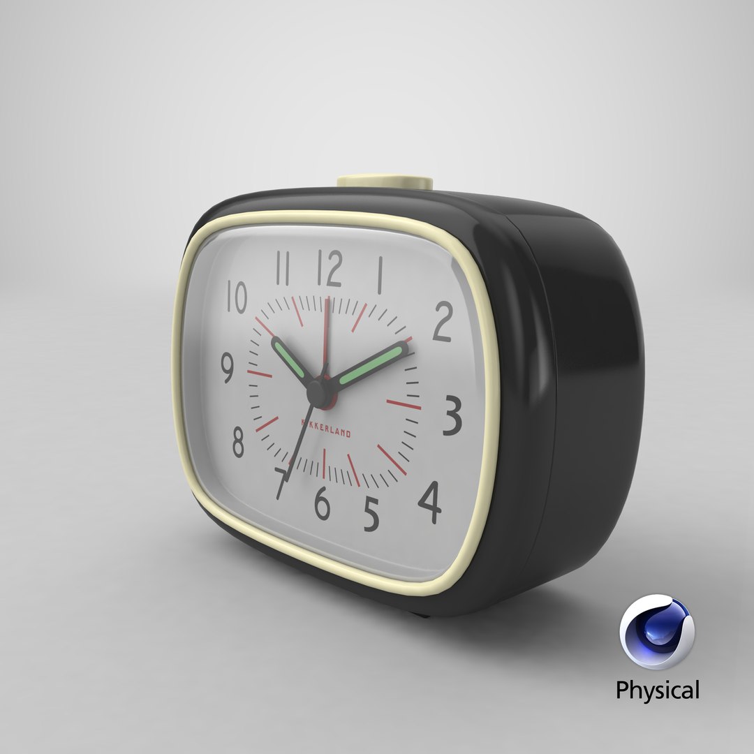 3D model Retro Alarm Clock 04 - TurboSquid 1945412