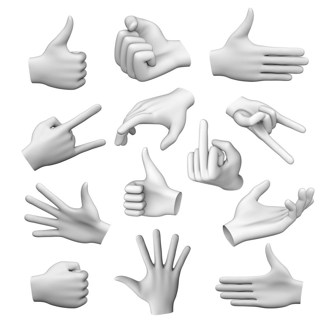 Hand Rigged Model - TurboSquid 1630294