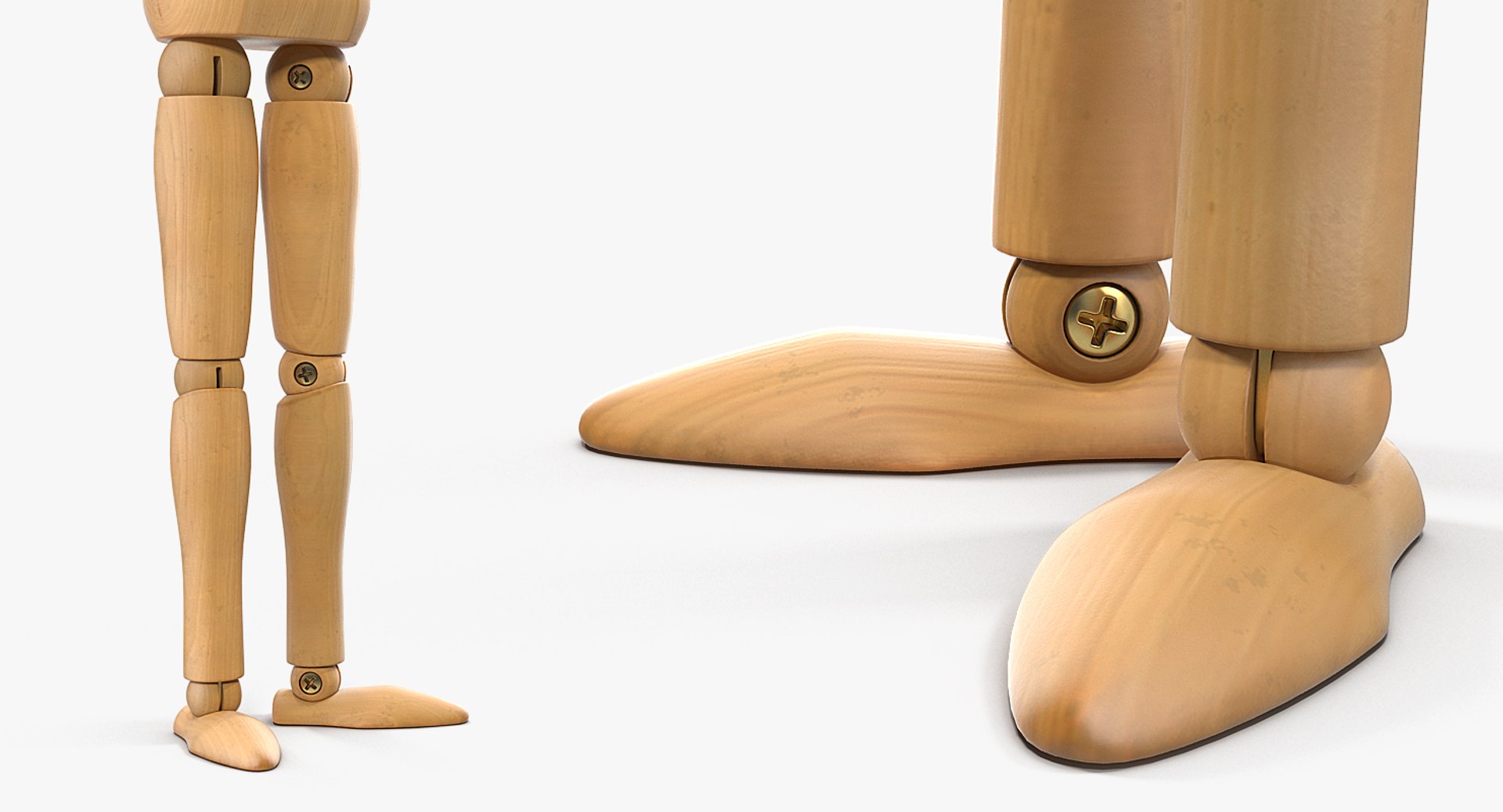 3D dummy doll surprised pose - TurboSquid 1334052